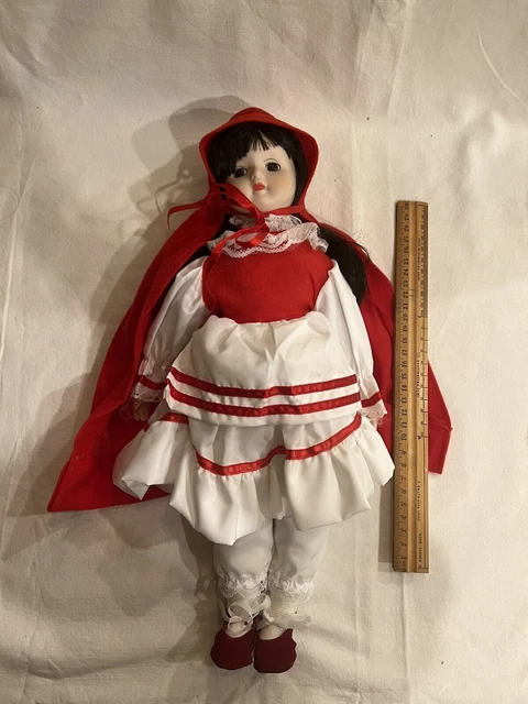 DOLL LITTLE RED RIDING HOOD with music 13" W/Stand $20.00 - PicClick CA