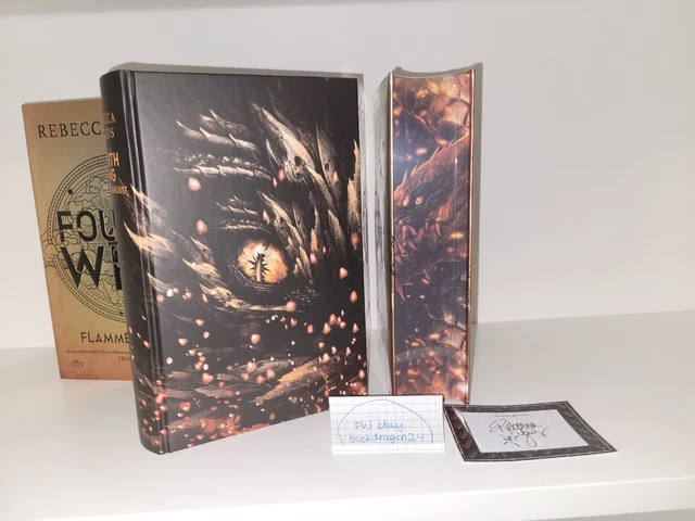 FOURTH WING REBECCA Yarros, Sprayed Edges, German Special Edition EUR ...