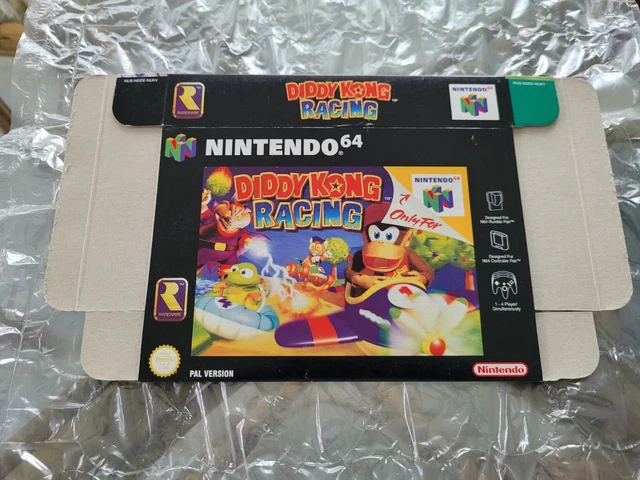 DIDDY KONG RACING Nintendo 64 PAL Display Box Only New Unfolded ...