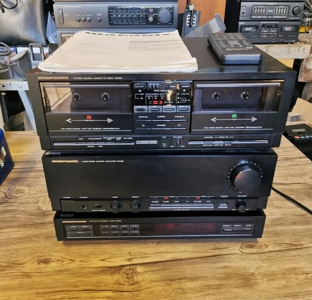 MARANTZ RARE MX493 HiFi - Amplifier PM493 Cassette SD-583 Tuner ST-583L ...