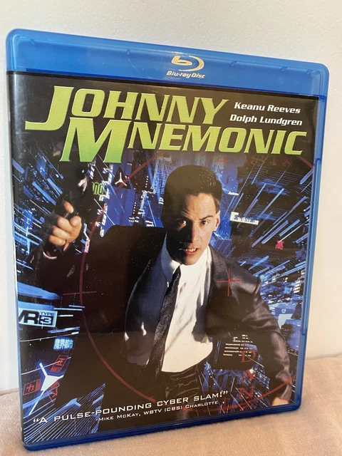 B REGION JOHNNY Mnemonic Blu Ray Video Movie Cyberpunk Lundgren Keanu ...
