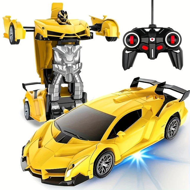 RC TRANSFORMING ROBOT Car 360° Spin Drift Remote Control Toy £14.89 ...
