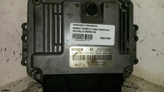 8200310863 CALCULATEUR MOTEUR Ecu Pour Renault Scenic Ii Confort ...