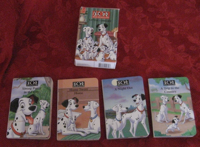 SET OF 4 1996 Disney Aladdin Series Mini Books by Mouse Works 3-1/4" x ...