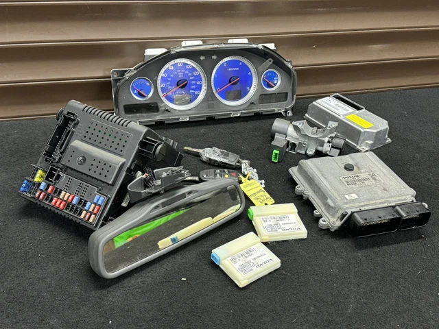 🚙VOLVO XC90 ECU KIT/2010/R-Design/D5 Diesel Auto/D5244T/CEM L/2 keys ...