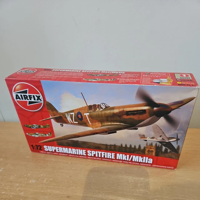 AIRFIX 1/72 SUPERMARINE Spitfire MkI/MkIIa, pre-war 19 Sqn option, parts sealed £15.28 - PicClick UK