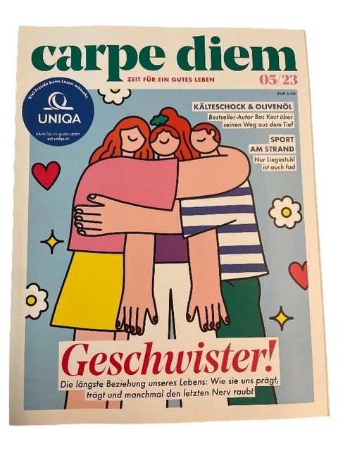 CARPE DIEM REVUE 05/23 Famille Bas Kast Sport Bonheur EUR 10,95 ...