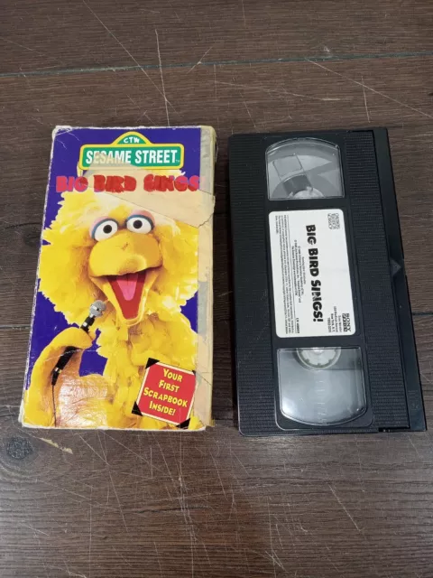 Sesame Street Big Bird Sings Vhs 1995 Eur 1336 Picclick Fr