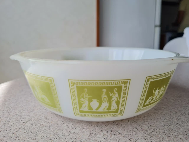 VINTAGE AGEE PYREX Venice green CR200 Casserole $69.90 - PicClick AU