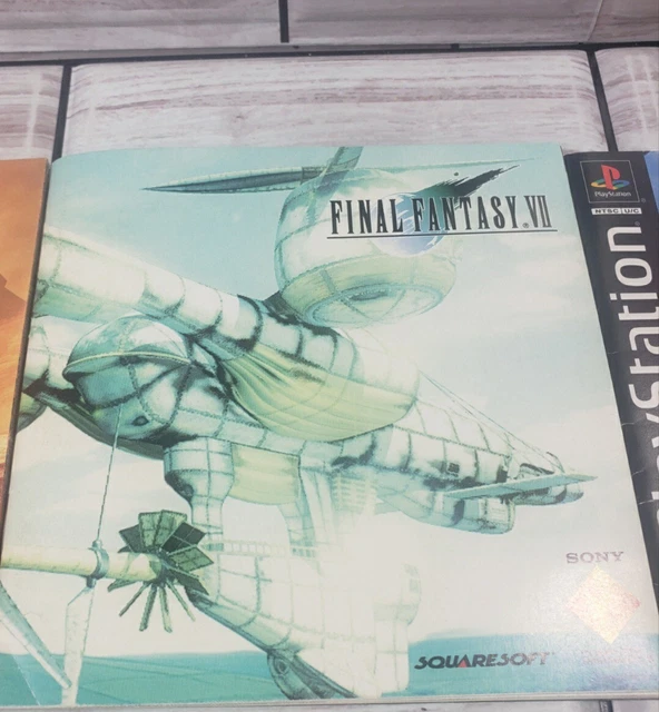 FINAL FANTASY VII 7 FFVII FF7 PS1 Playstation 1 PS One manuel d ...