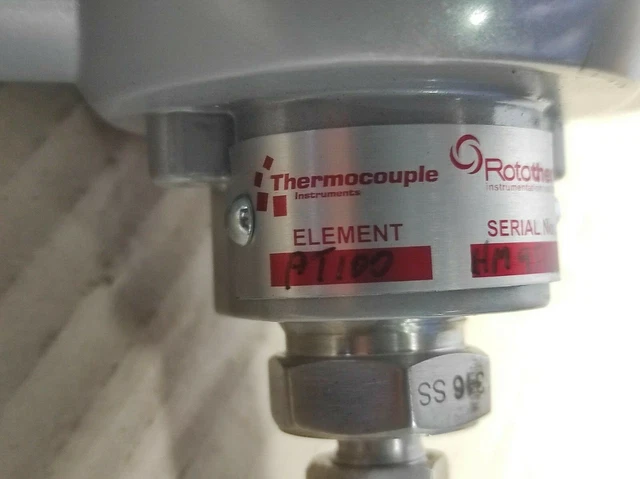 ROTOTHERM PT100 TERMOPAR Rtd Aire Medidor Ge CP05713 Converteam Grupo ...