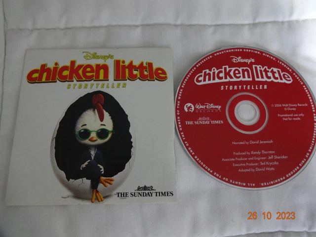 CHICKEN LITTLE STORYTELLER Sunday Times Audio CD Promotional Disc Walt ...
