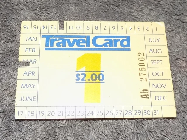 MELBOURNE AUSTRALIA TRAVEL Card Railway Tram Australian Bus Ticket ...