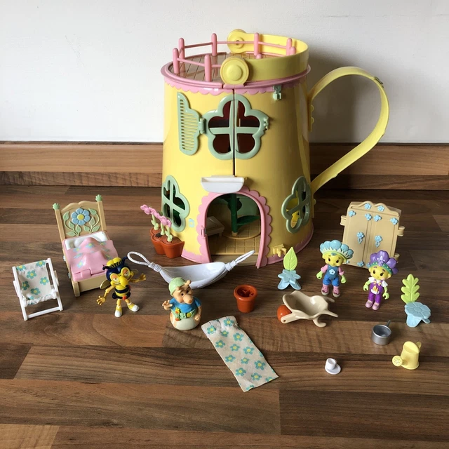 FIFI AND THE Flowertots Forget Me Knot Watering Can House Figures Kids ...