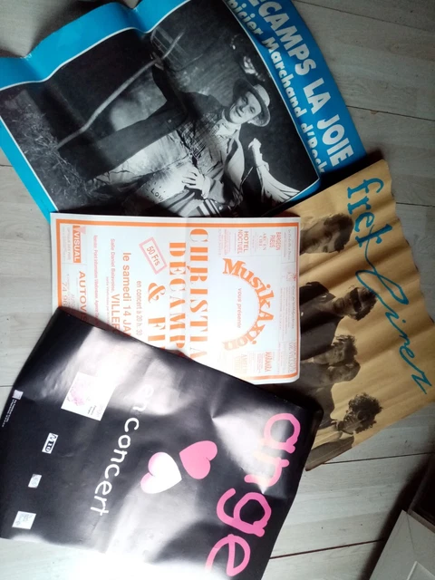 ANGE. DÉCAMPS ET fils. francis décamps. Variations Leb. lot 4 affiches ...