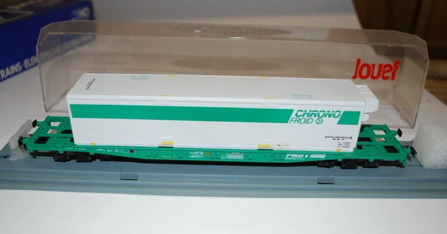 JOUEF WAGON SNCF à Bogies - Plat multifret caisse CHRONOFROID - réf ...