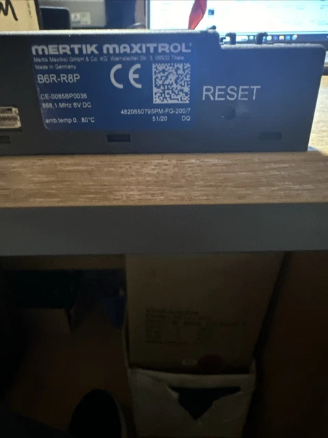 MERTIK MAXITROL GAS Fire Remote Control Receiver B6R-R8P R/F 868.1 MHz ...