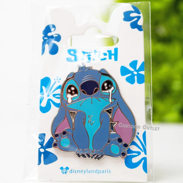 DISNEY LILO & Stitch Stitch Sad Crying Metal Pin Disneyland Paris ...