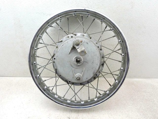 REAR CONICAL HUB Wheel Drum Brake Plate Triumph BSA 650 Bonneville ...