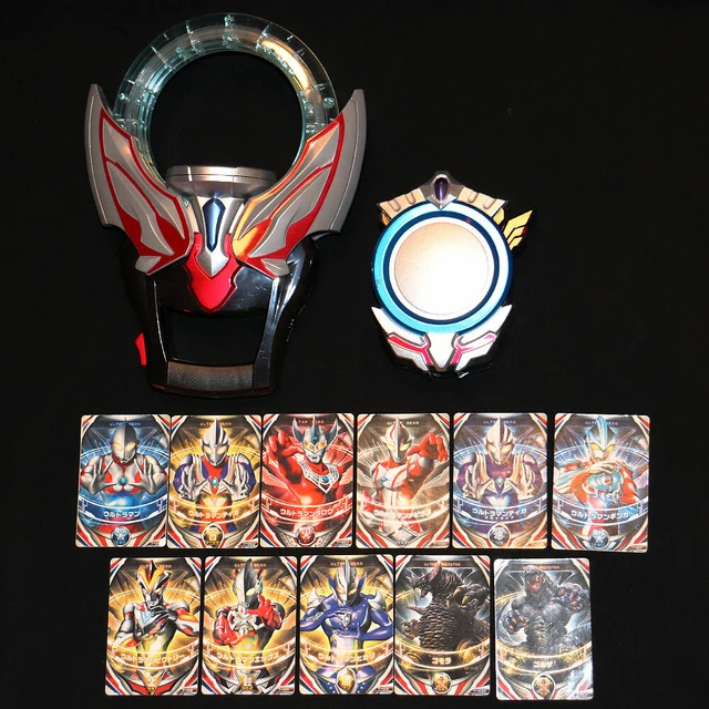 ULTRAMAN DX ORB Ring Fusion Up Set Morpher 11p Ultra Cards with Holder ...