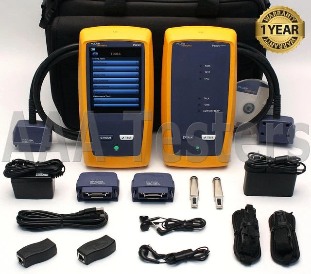FLUKE NETWORKS DSX-5000 Versiv Cat6 Cat6a LAN Cable Certifier Tester ...
