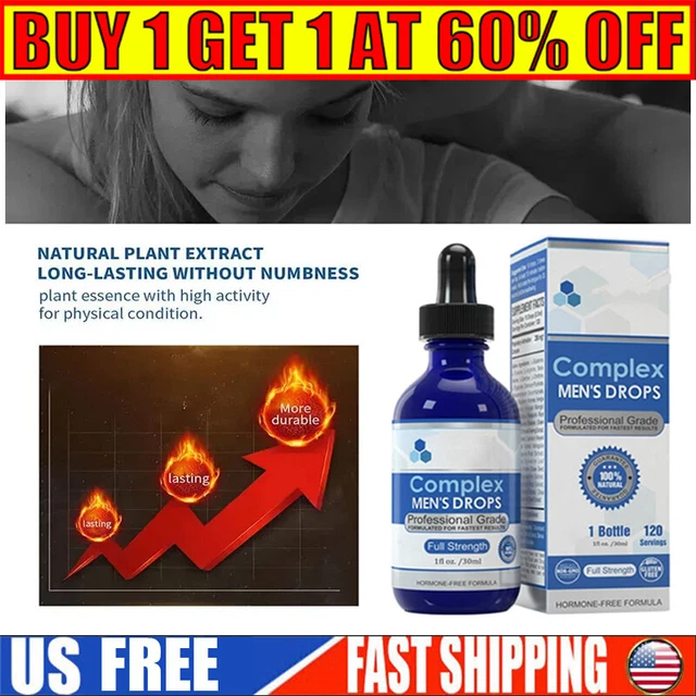 NEXUSBIO LABS COMPLEX Men's Drops, Secret Drops for Strong Men, Men’s ...