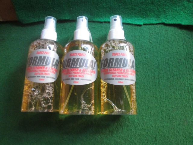 3 X SLOTZ Partz Formula Track Cleaner 250Ml In Each (Lot R40) New ...