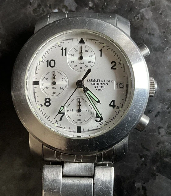 MONTRE BRACELET HOMME Zermatt & Eiger Pas Servie Pile À Changer EUR 20 ...
