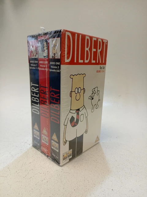 NEW SEALED DILBERT VHS Box Set Volumes 1,2 & 3 Collectors Satire Comedy ...