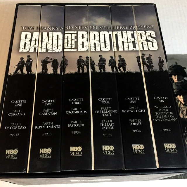 BAND OF BROTHERS Box Set 6 VHS Tapes Ships Same Day With Tracking £17. ...
