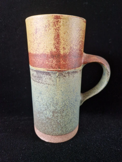 SUPERB ROBIN WELCH Glazed Stoneware Studio Pottery Tankard / Large Mug ...
