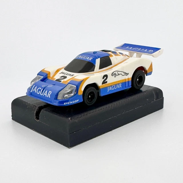 TOMY AFX JAGUAR XJR-9, White / Blue #12, Tomy Turbo Chassis, Slot Car £ ...