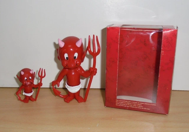COMPLETE SET 2 PVC Figures Hot Stuff Little Devil Brasinha MAIA BORGES ...
