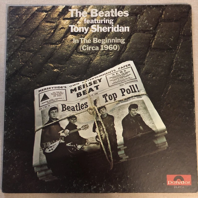 BEATLES - FEATURING Tony Sheridan circa 1960 - Vinyl LP Polydor 🙁MUSTY ...