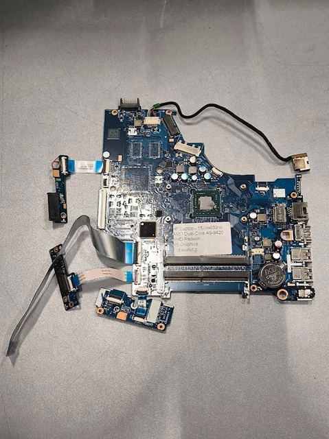 HP LAPTOP 15-BW039NO Motherboard - AMD A9, For Parts £4.32 - PicClick UK