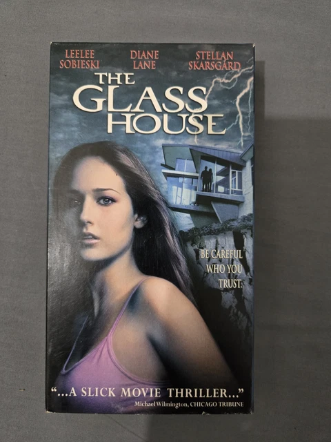 THE GLASS HOUSE VHS Leelee Sobieski Diane Lane Stellan Skarsgard PG-13 ...