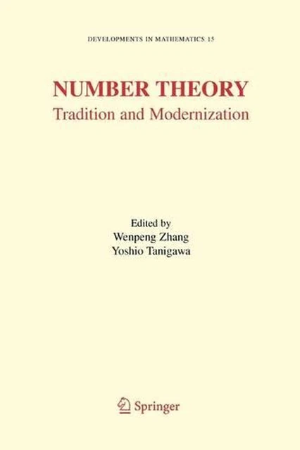 THÉORIE DES NOMBRES : tradition et modernisation par Wenpeng Zhang (anglais) livre de poche EUR ...