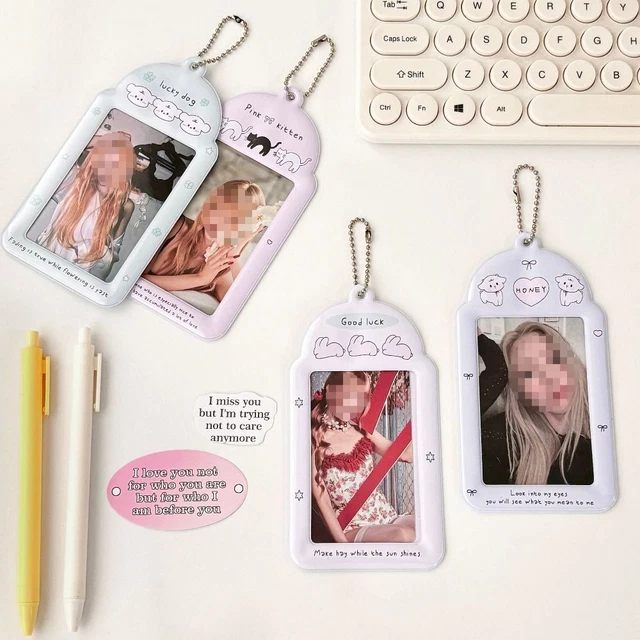 3 INCH KOREAN Kpop Idol Photocard Holder Student ID Credential Holder £ ...
