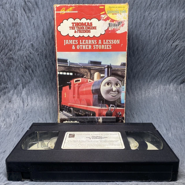 THOMAS THE TANK Engine & Friends James Learns a Lesson VHS Tape 1985 ...
