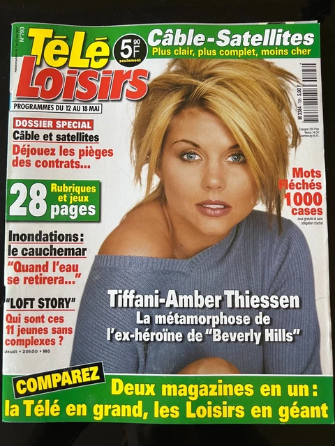 TÉLÉ LOISIRS 7/05/2001; Tiffani-Amber Thiessen/ Natasha St-Pier/ Elodie Gossuin EUR 9,00 ...