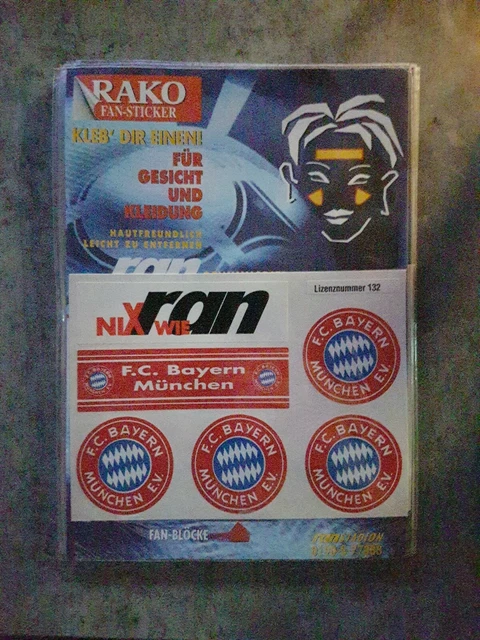 FC BAYERN MÜNCHEN Aufkleber Aufkleberkarte Sticker Logo EUR 3,00 ...