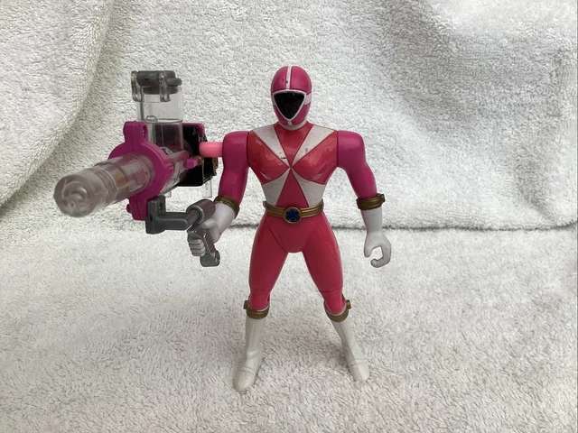 PINK LIGHTSPEED RESCUE Power Ranger With Weapon (1999) £15.00 - PicClick UK
