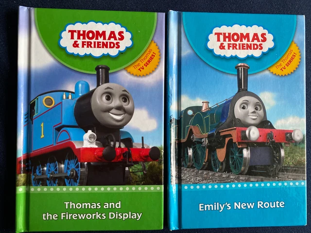THOMAS & Friends x2. Dean A5 size books : The Fireworks Display & Emily ...
