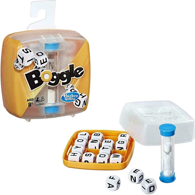 BOGGLE CLASSIC HASBRO Gaming Traditional Word Letter Spelling Strategy ...