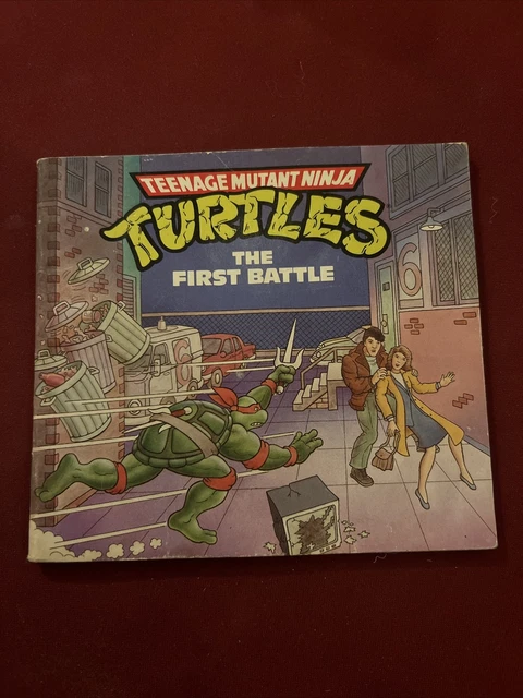 TEENAGE MUTANT NINJA Turtles The First Battle TMNT Mini Paperback Book ...
