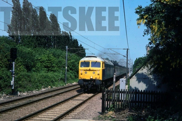 35MM SLIDE BR British Railways Diesel Loco Class 47 47577 Letchworth ...