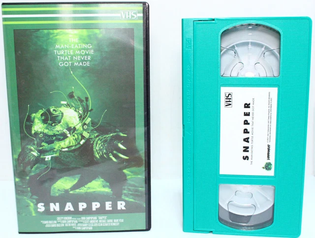 SNAPPER VHS KILLER Turtle Documentary Lunchmeat SOV Horror 2021 £46.20 ...