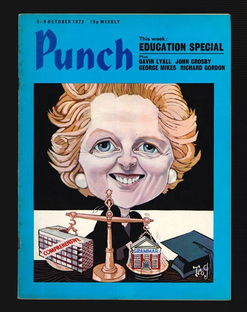 PUNCH OCT 1973 Bundle of 4 copies Vintage Original Satire Magazine £33. ...