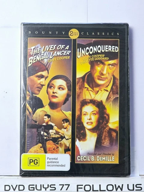 LIVES OF A Bengal Lancer / Unconquered- DVD - Region 4 (NEW SEALED) $18 ...