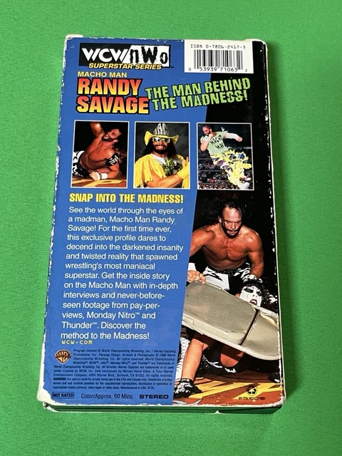 WCW NWO SUPERSTAR Series 1998 VHS Wrestling Macho Man Randy Savage $29. ...